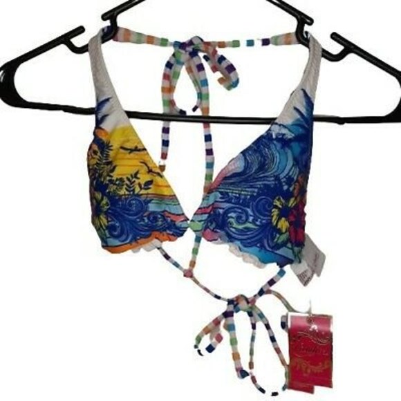 Candie's | Swim | Nwt Xs Candies Rainbow Reversible Bikini Swimsuit ...